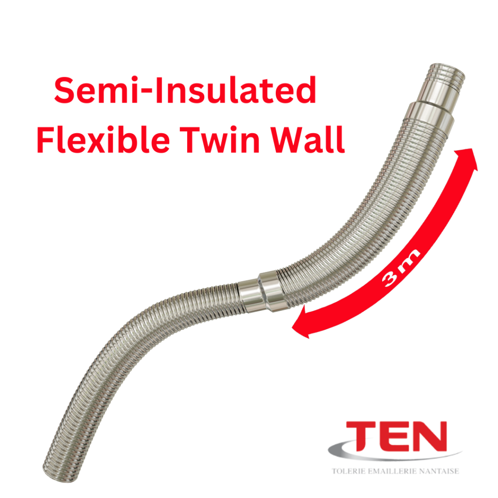 Semi-Insulated Flexible Flue Liner - Midtec